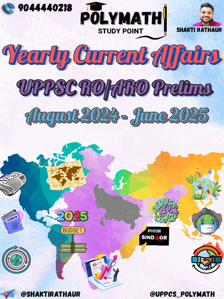 Polymath Uppsc Ro Aro Pre Yearly Current Affairs Sample Files | PDF