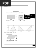 SNR Maths General 25 Formula Book | PDF | Area | Trigonometry