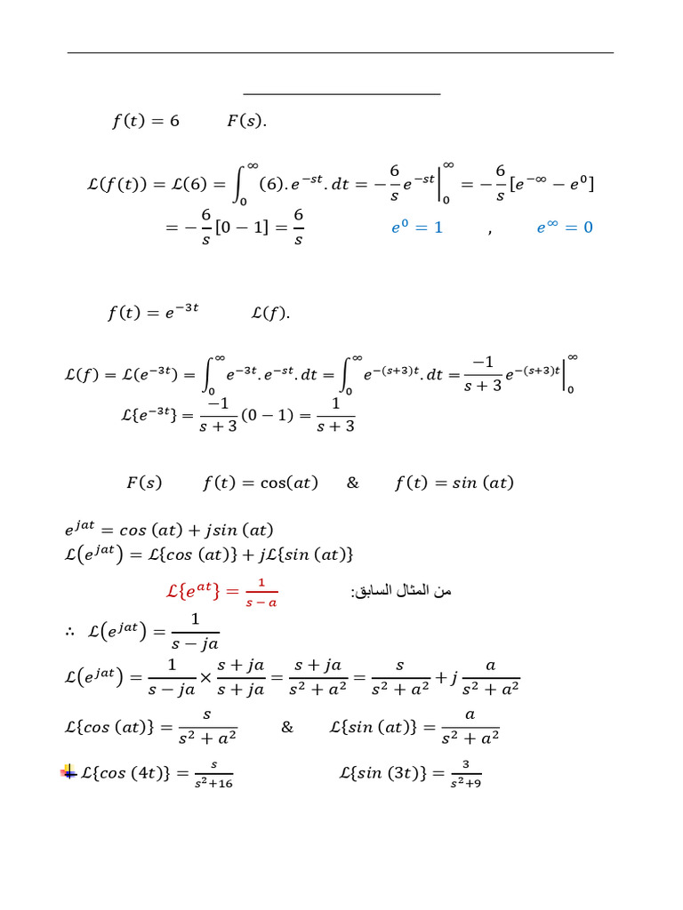 Solution Laplac Transform | PDF | Laplace Transform | Mathematical Physics