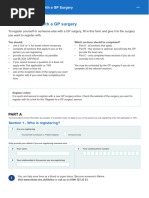 HSE Change of DR Form | PDF | Health Care | Social Programs