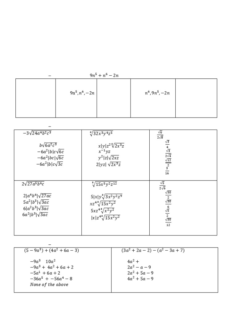 Math 2enh - Fall Final - Unit 2 Review | PDF | Factorization ...