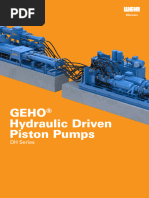 Geho ZPM TZPM Series Spec Sheet | PDF | Pump | Piston