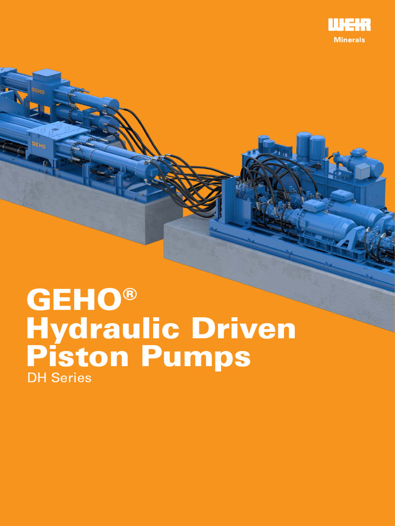 Geho Hydraulic Driven Piston Pumps Brochure | PDF | Pump | Valve