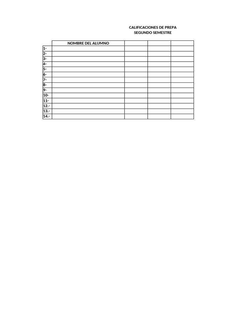 Resultados de Examenes Parciales Bachillerato | PDF | Science