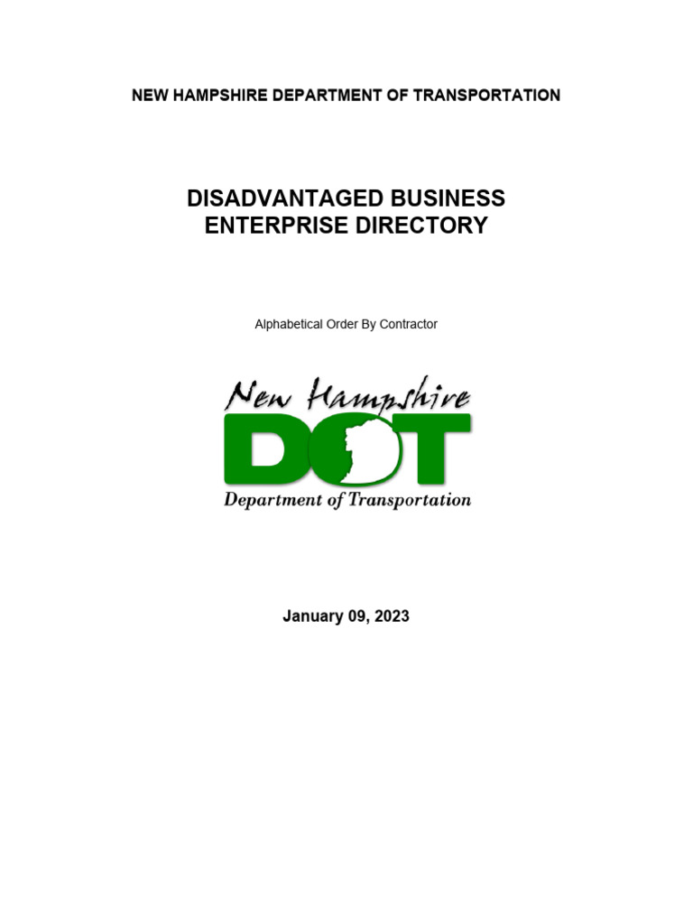 dbe-directory | PDF