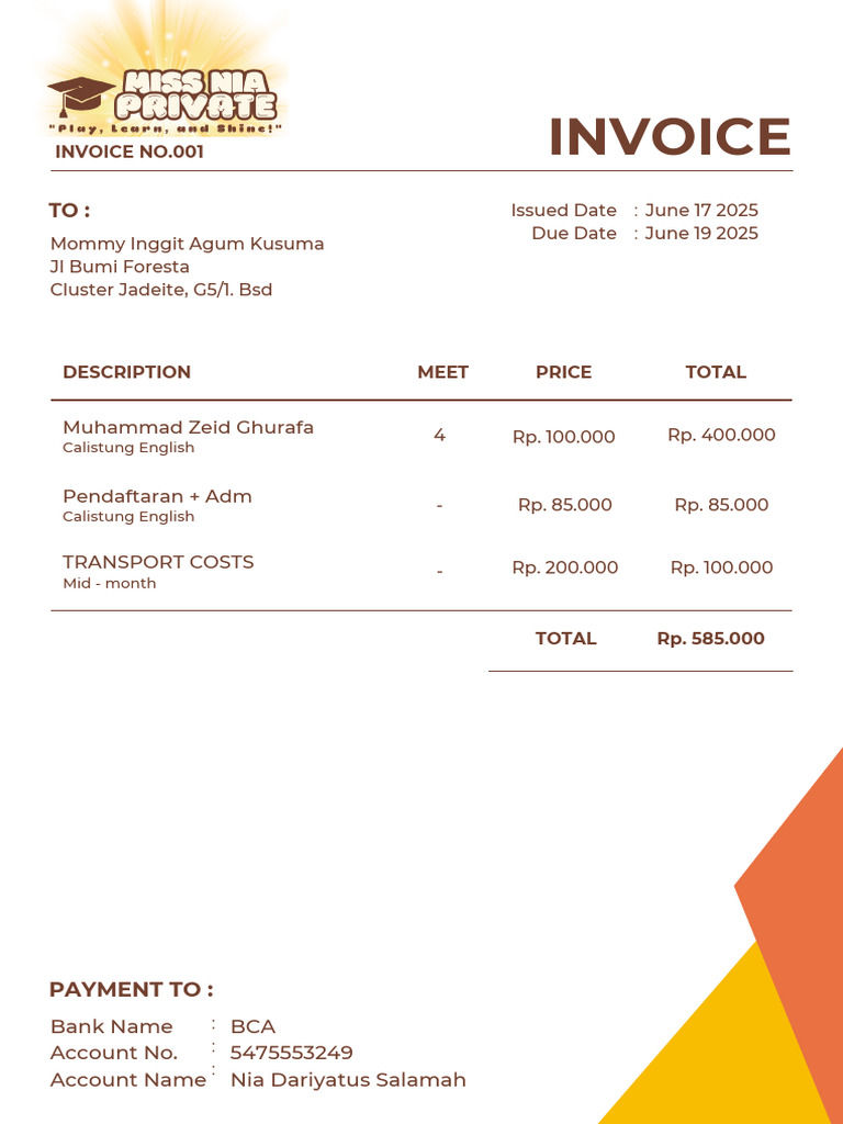 Zeid Invoice June | PDF