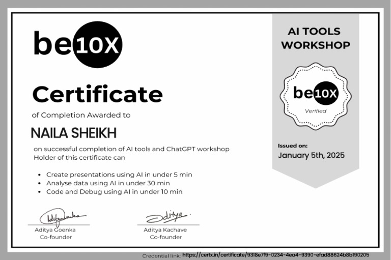 Certificate | PDF
