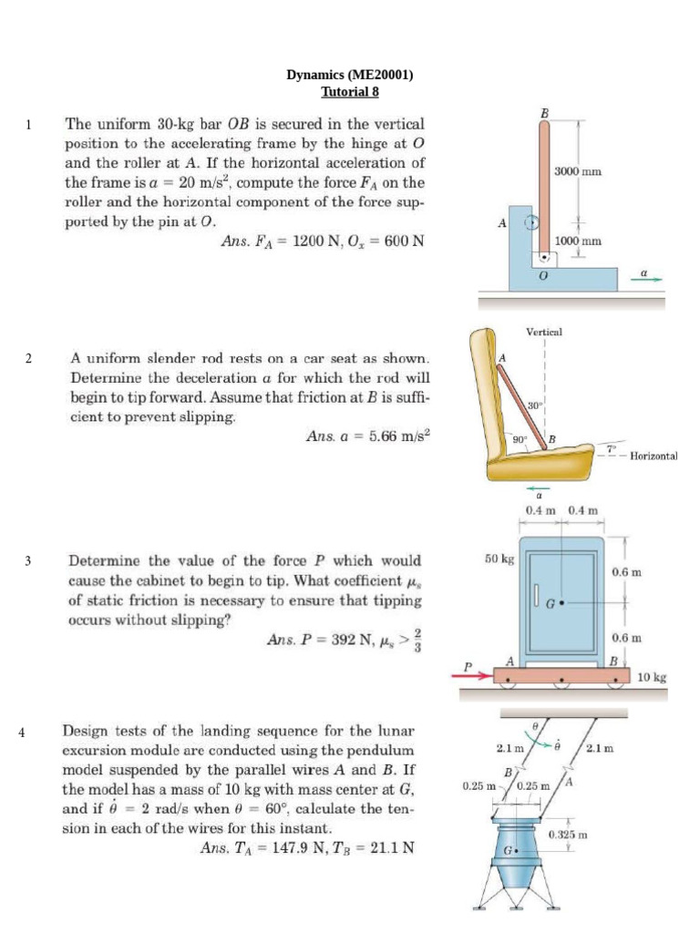 Tutorial 8 | PDF