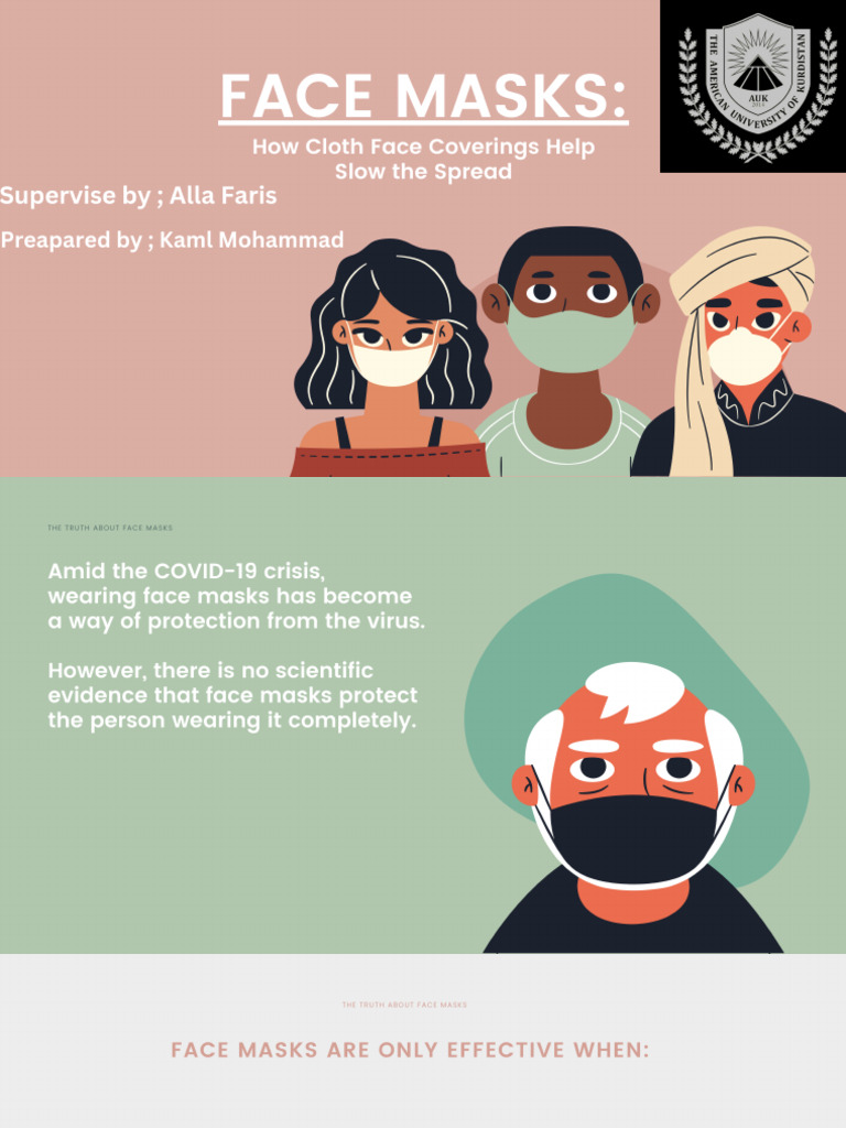 Green and Peach Face Masks Events and Special Interest Presentation | PDF