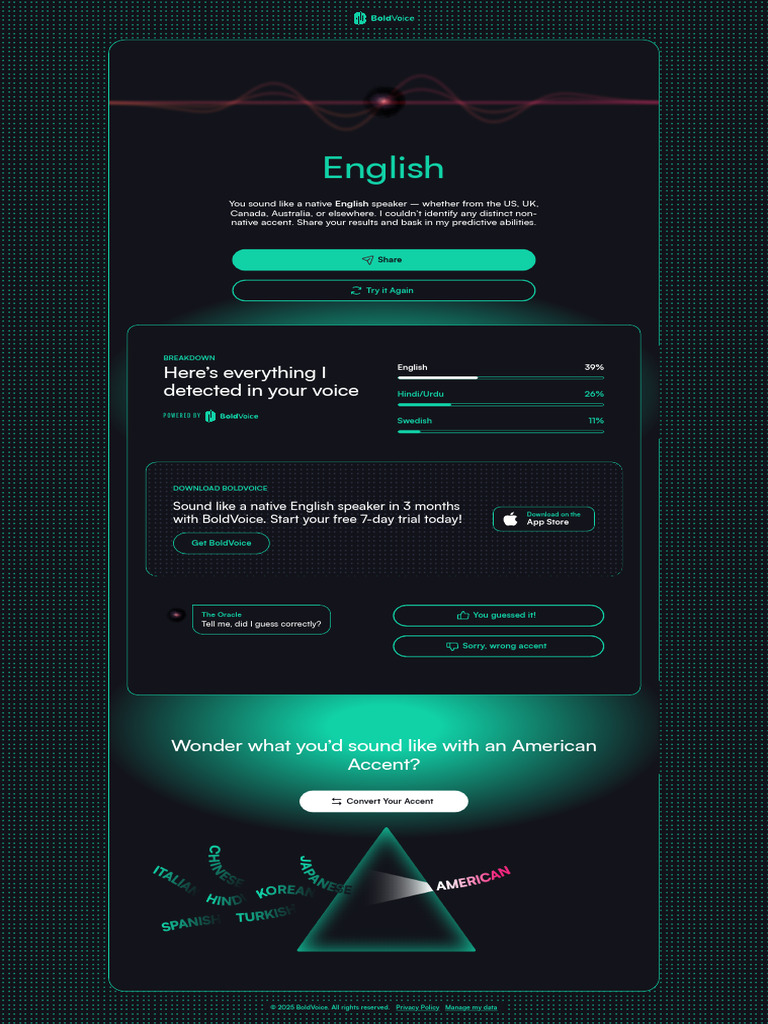 BoldVoice Accent Conversion Tool | PDF