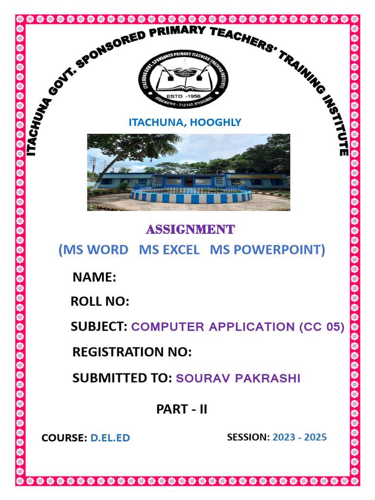 Assignment Front | PDF
