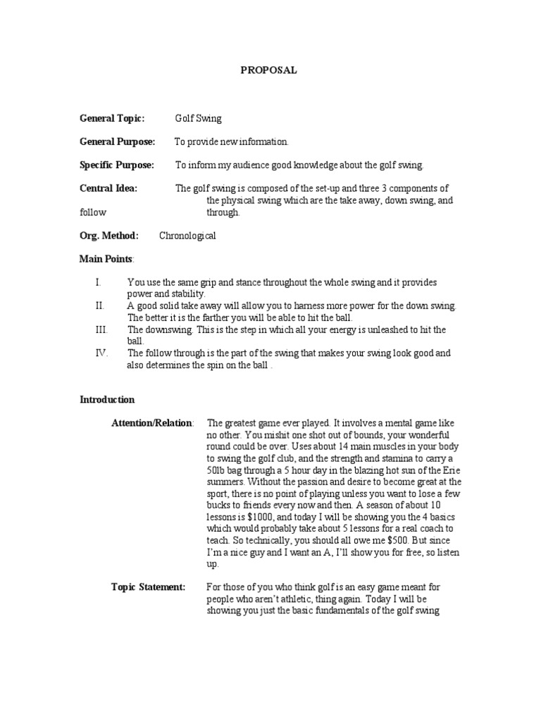 General Topic: General Purpose: To Provide New Information. Specific ...