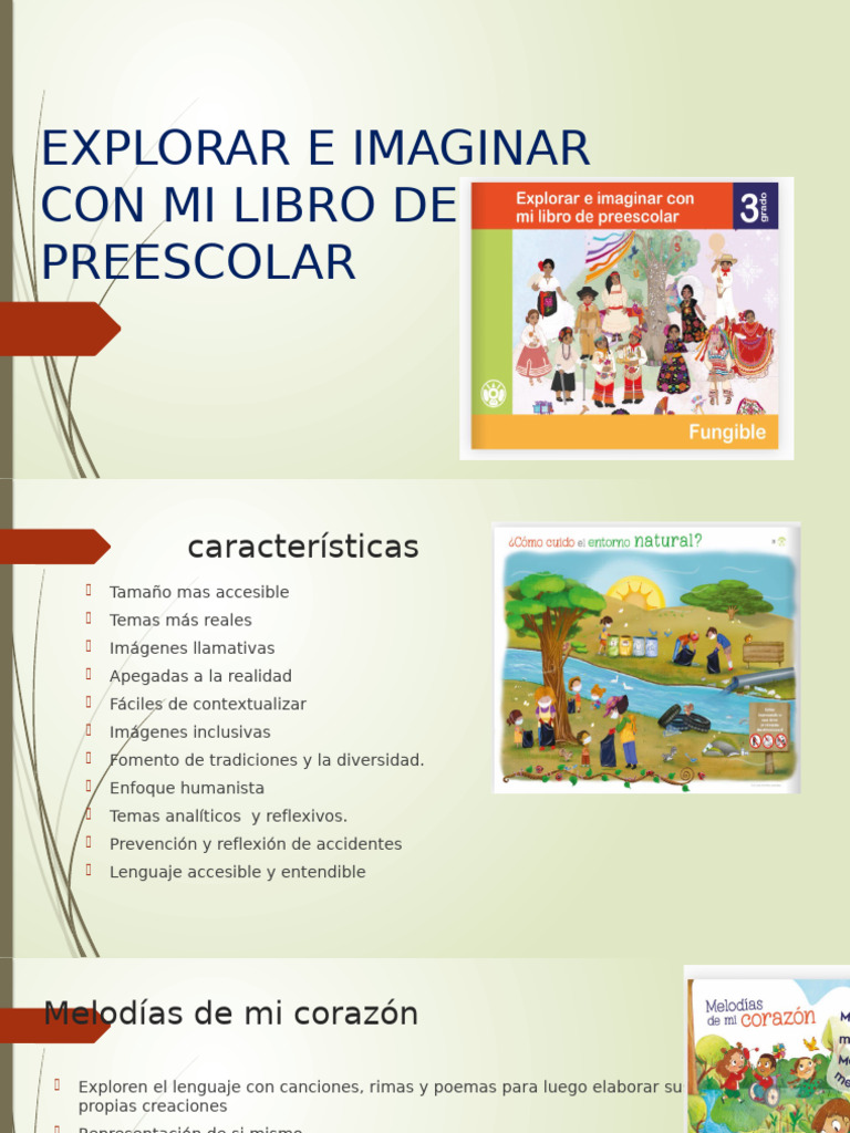 Explorar e Imaginar Con Mi Libro de Preescolar | PDF