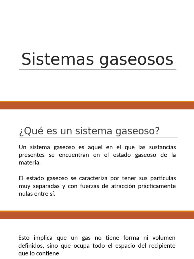 3.3 Sistemas Gaseosos | PDF | Equilibrio químico | Gases