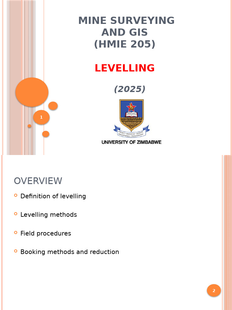 Levelling Techniques in Mine Surveying | PDF | Surveying