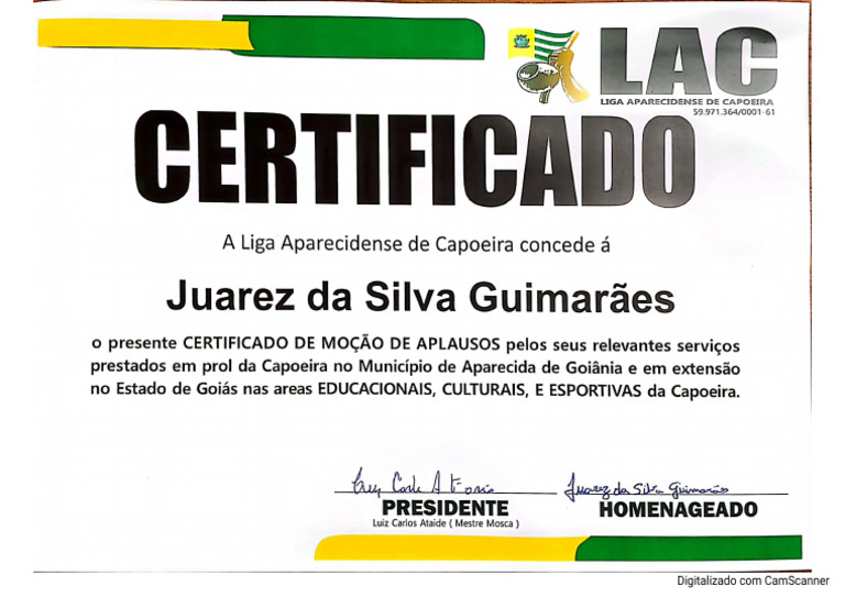 Certificado Da Lac | PDF