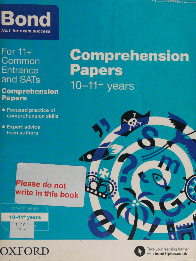 Bond Comprehension Practice for 11+ | PDF | Reading Comprehension | Word