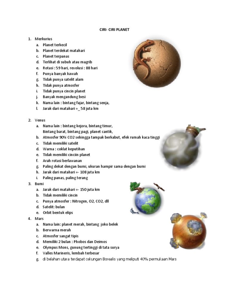 Ciri Planet | PDF