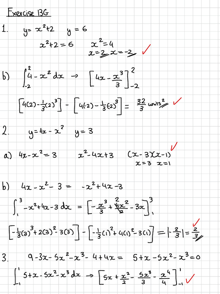 Area Under Curves and Lines | PDF