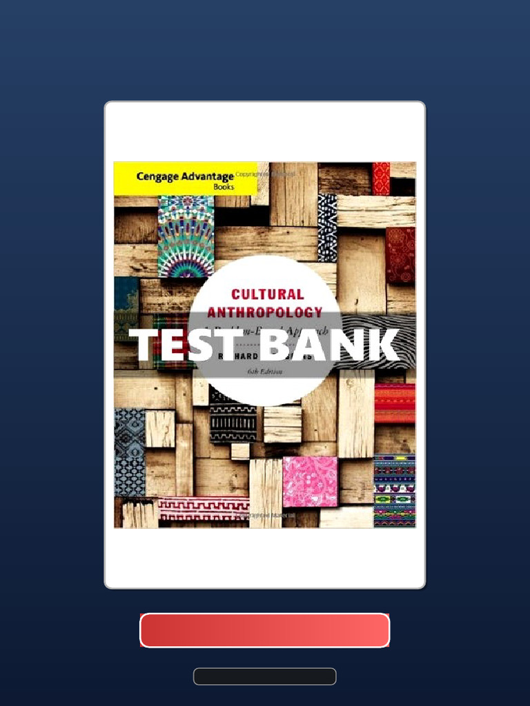 Cengage Advantage Books Cultural A 5th Anthropology Problem-Based ...