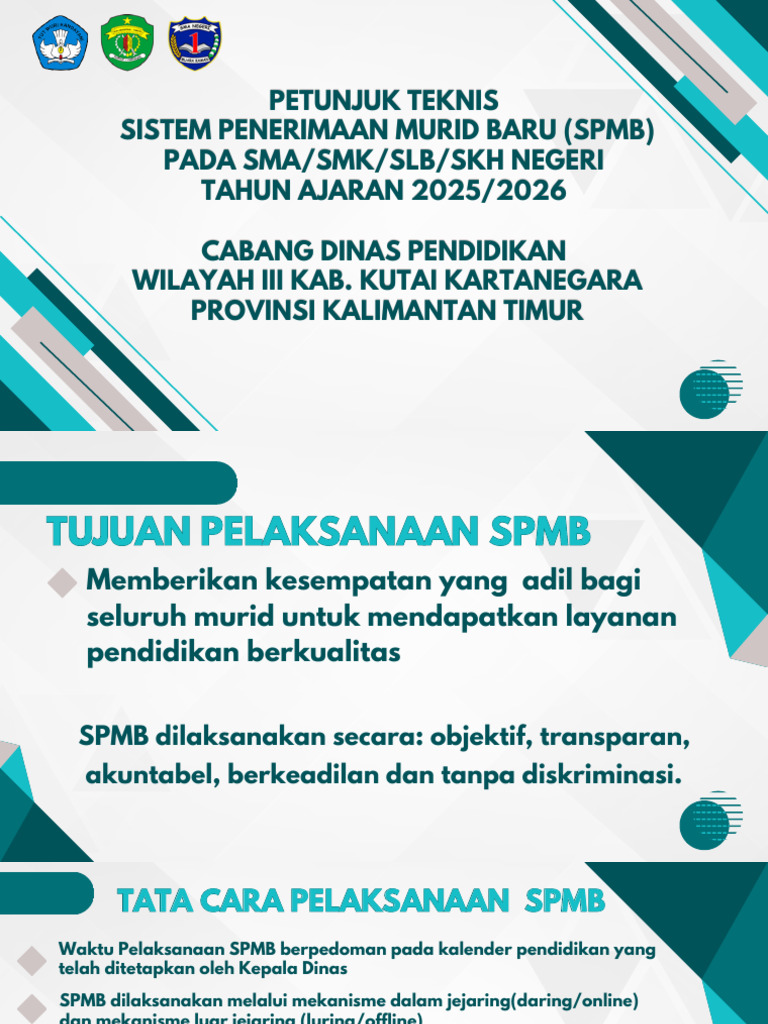 Juknis SPMB 20252026 | PDF
