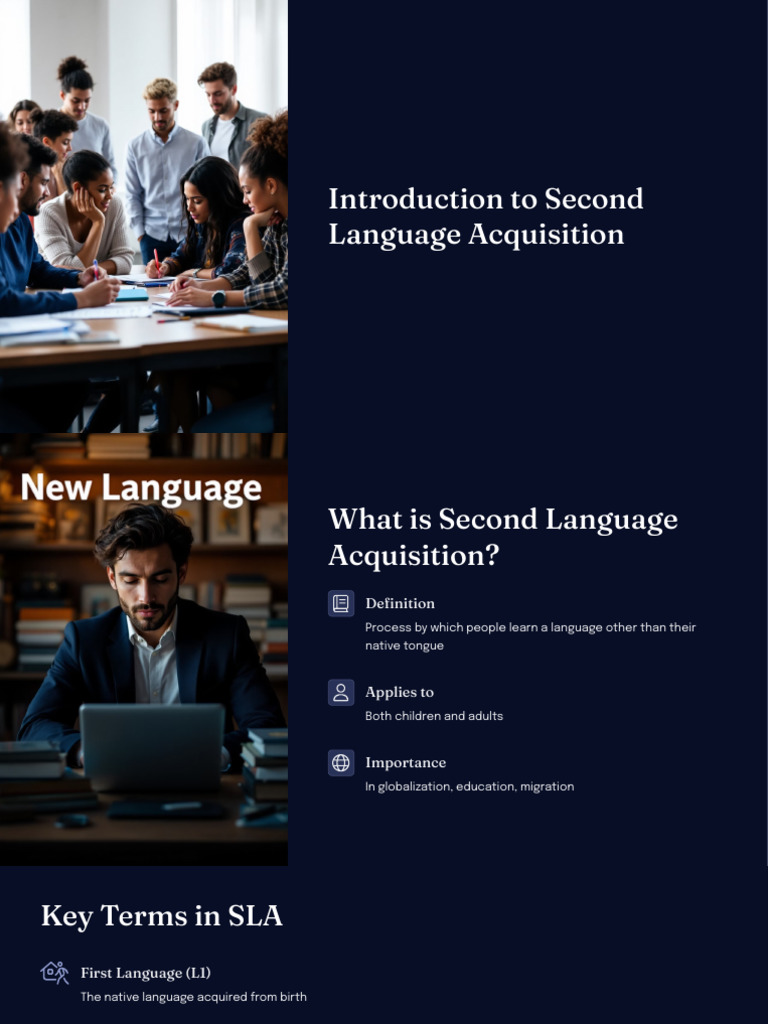 Introduction To Second Language Acquisition | PDF | Second Language Acquisition | Second Language