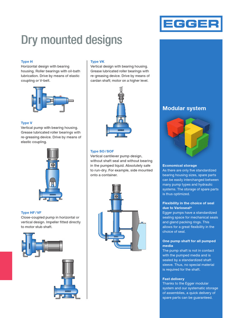 Egger Pump Design Overview | PDF | Bearing (Mechanical) | Pump