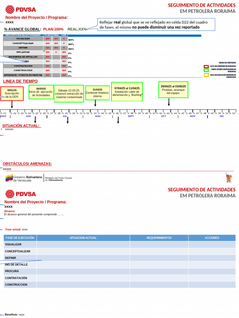 Modelo Fichas Seguimiento de Actividades | PDF