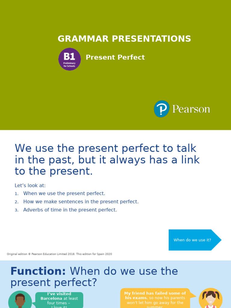 Present Perfect | PDF | Verb | Linguistic Morphology