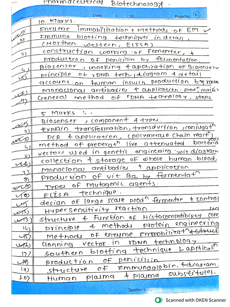 Biotechnology Pdf Pdf