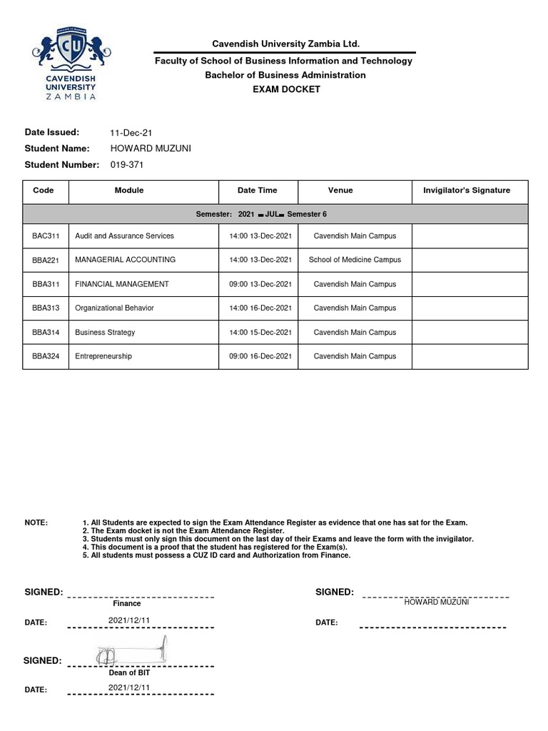 General Cavendish | PDF