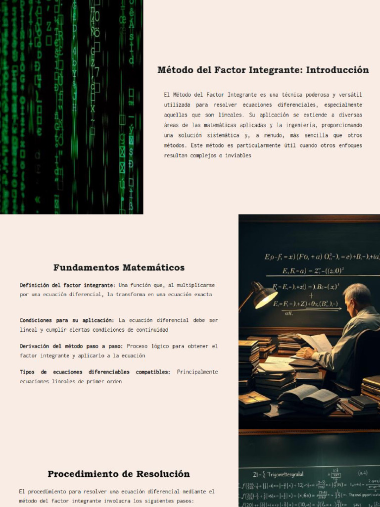 Método Del Factor Integrante | PDF