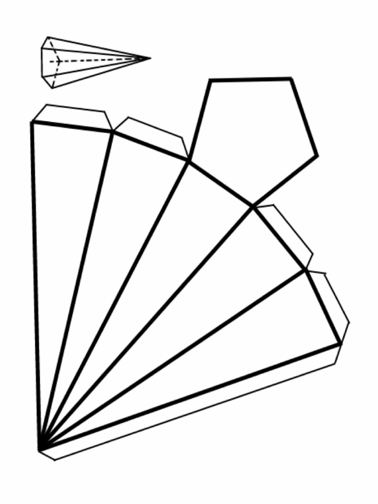 Cubo, Prisma Cuadrangular, Piramide Pentagonal | PDF
