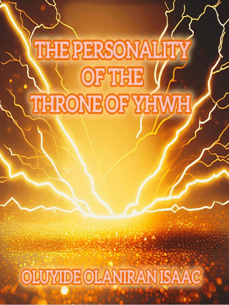The Personality of The Throne of YHWH. | PDF | Esther | Jesus