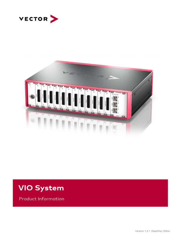VIO System Product Overview and Specs | PDF | Relay | Power Supply