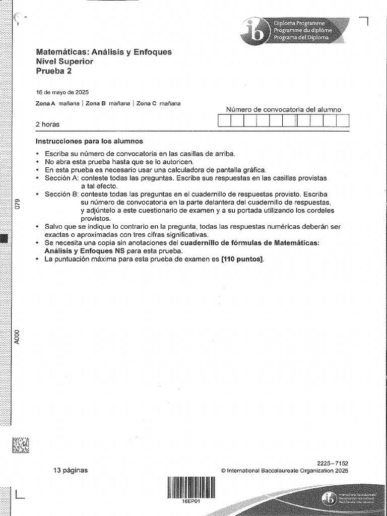 2025 Mayo p2 ZT Europa Mae Ns | PDF