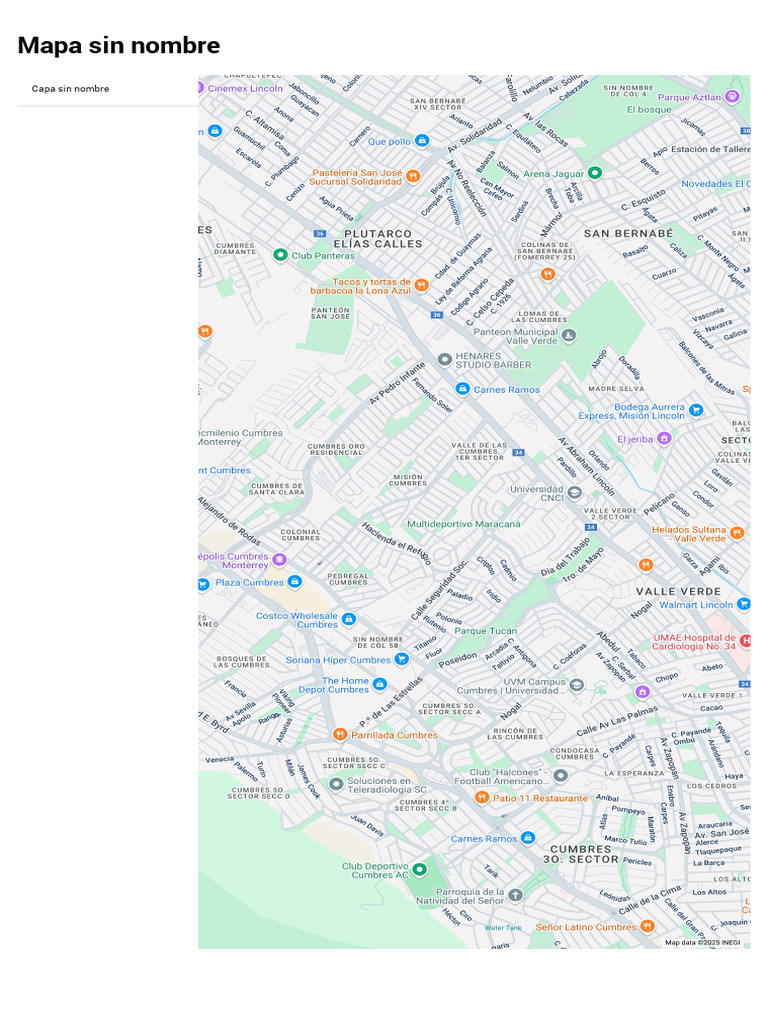 Mapa Sin Nombre | PDF
