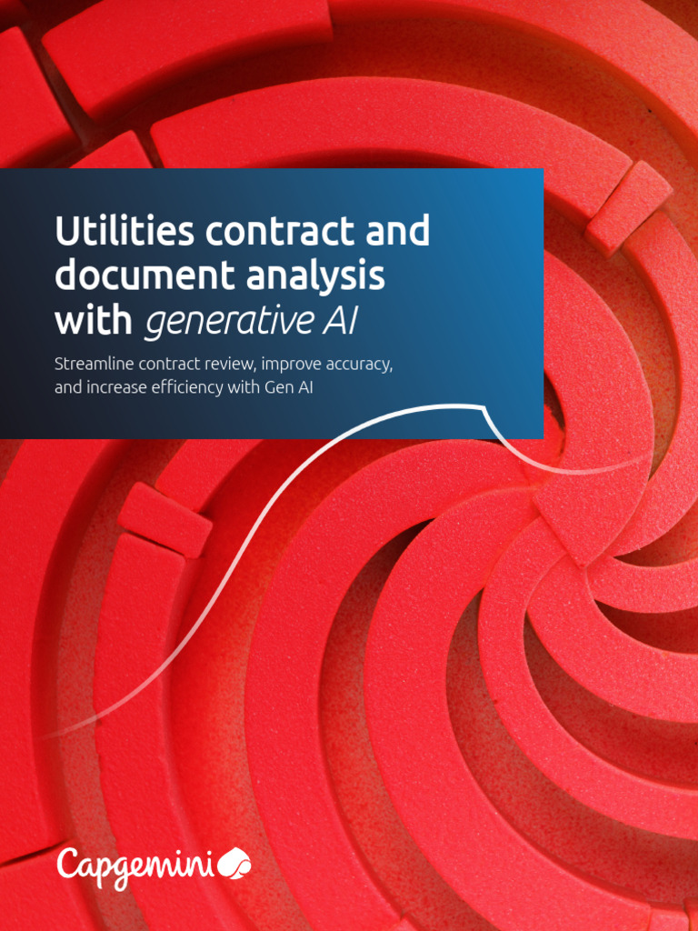 Generative AI for Utilities Contract Review | PDF | Artificial ...