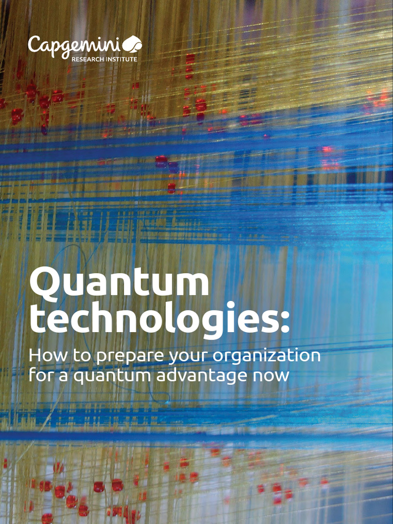 Final Web Version Quantum Technologies | PDF | Quantum Computing | Quantum Mechanics