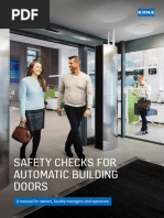 Geze Automatic Sliding Door | PDF | Automatic Transmission | Door