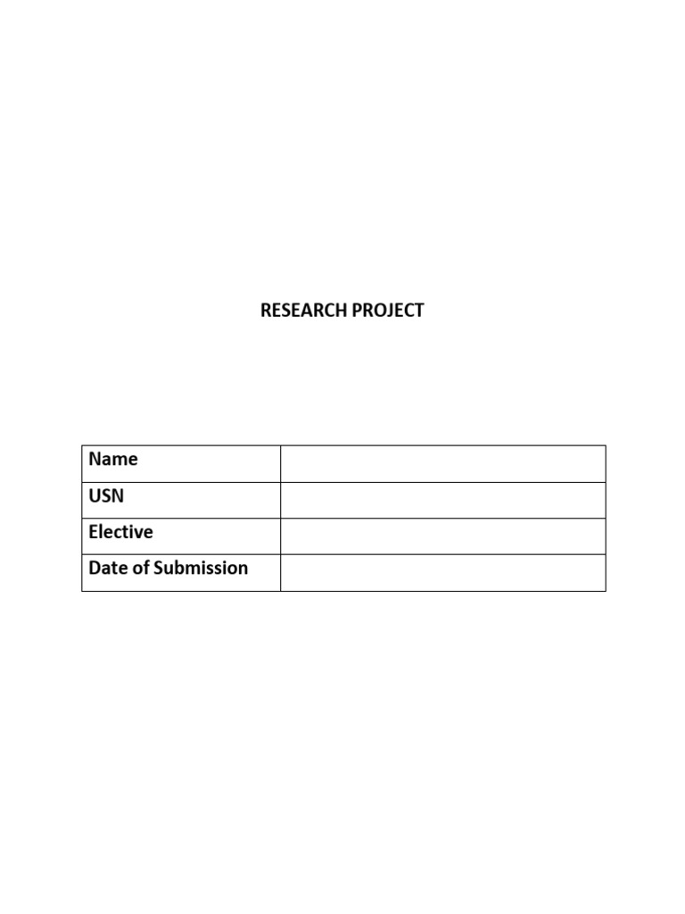 Research Project - Sample 1 | PDF | Methodology | Motivation