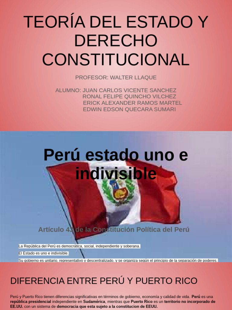 Estado Del Derecho Constitucional | PDF