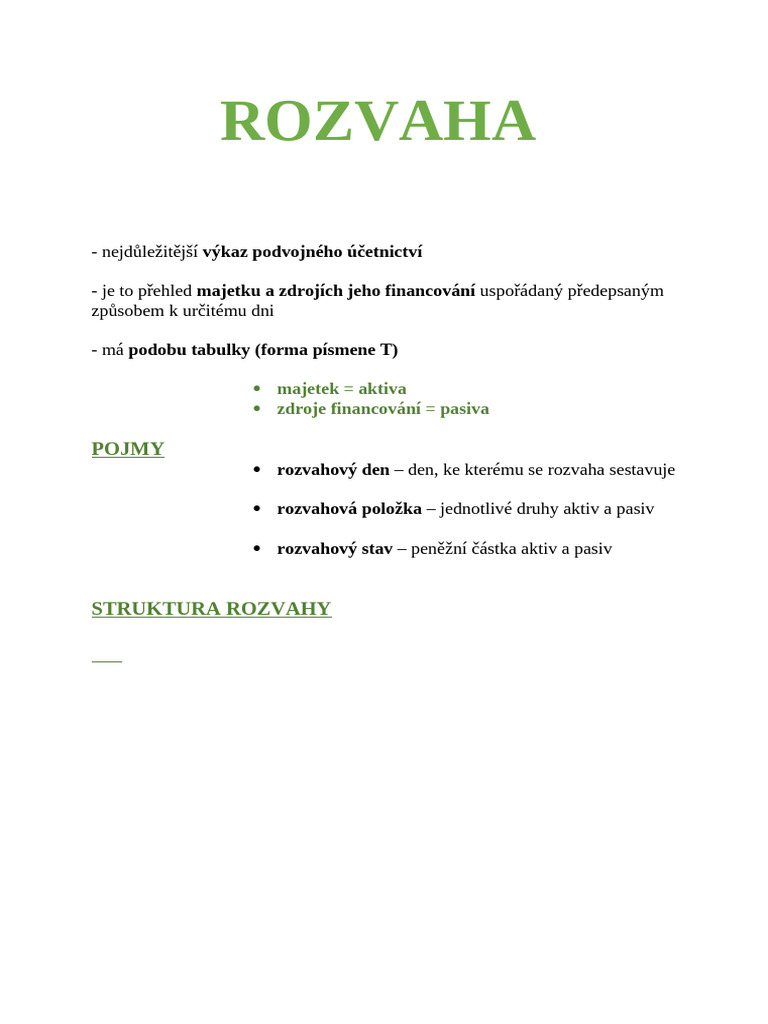 5 - Rozvaha | PDF