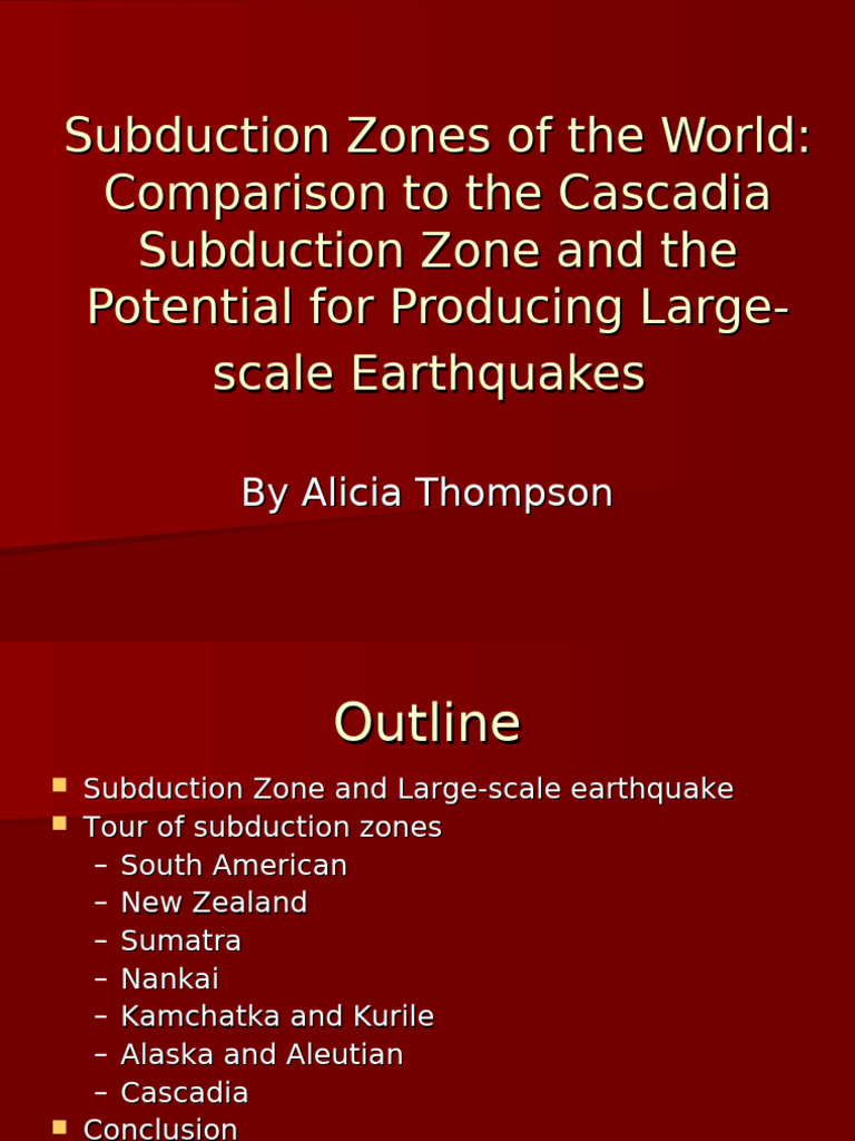 Subduction Zones and Earthquake Risks | PDF | Earthquakes | Geology