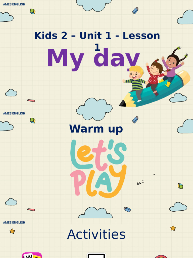 Kids 2 - Buzz 3 - Lesson 1 | PDF