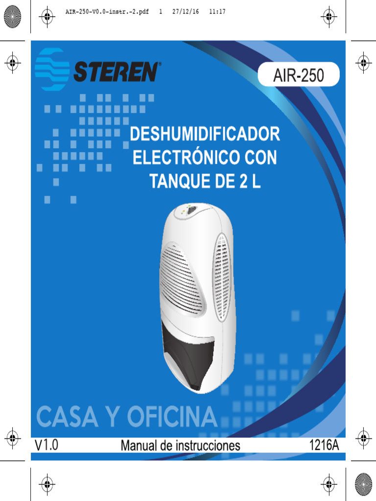 AIR 250 V1 Instr | PDF | Agua