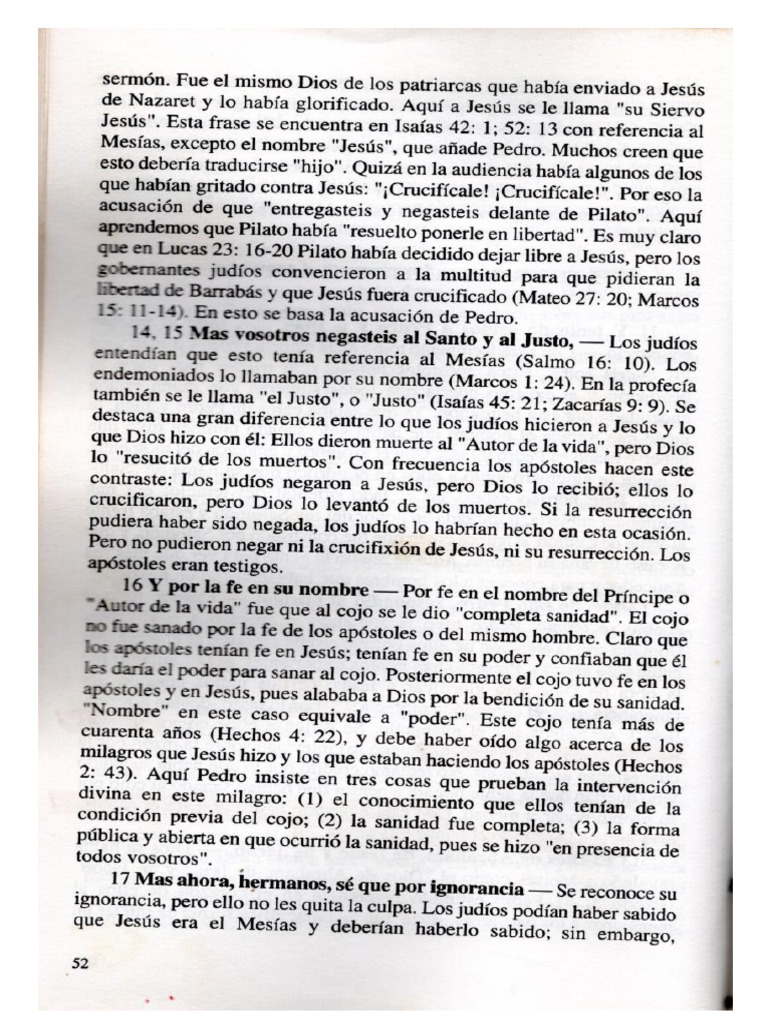 Hechos 3-13-16 | PDF