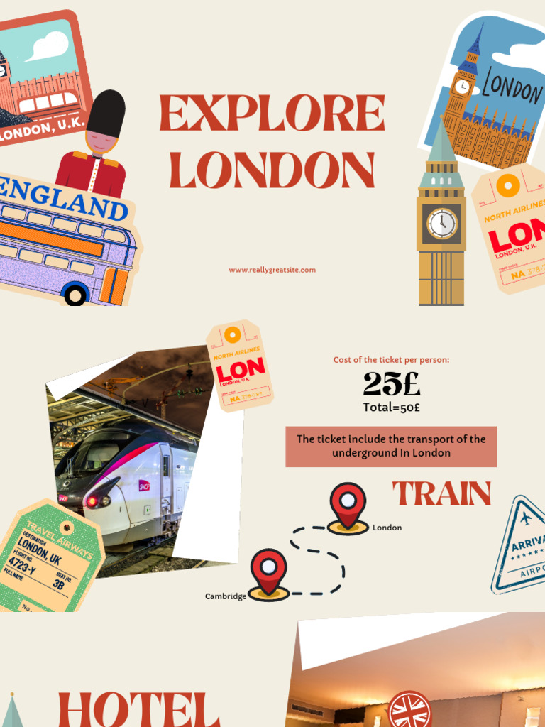 Beige and Red Illustrative Fun Travel Presentation PDF | PDF