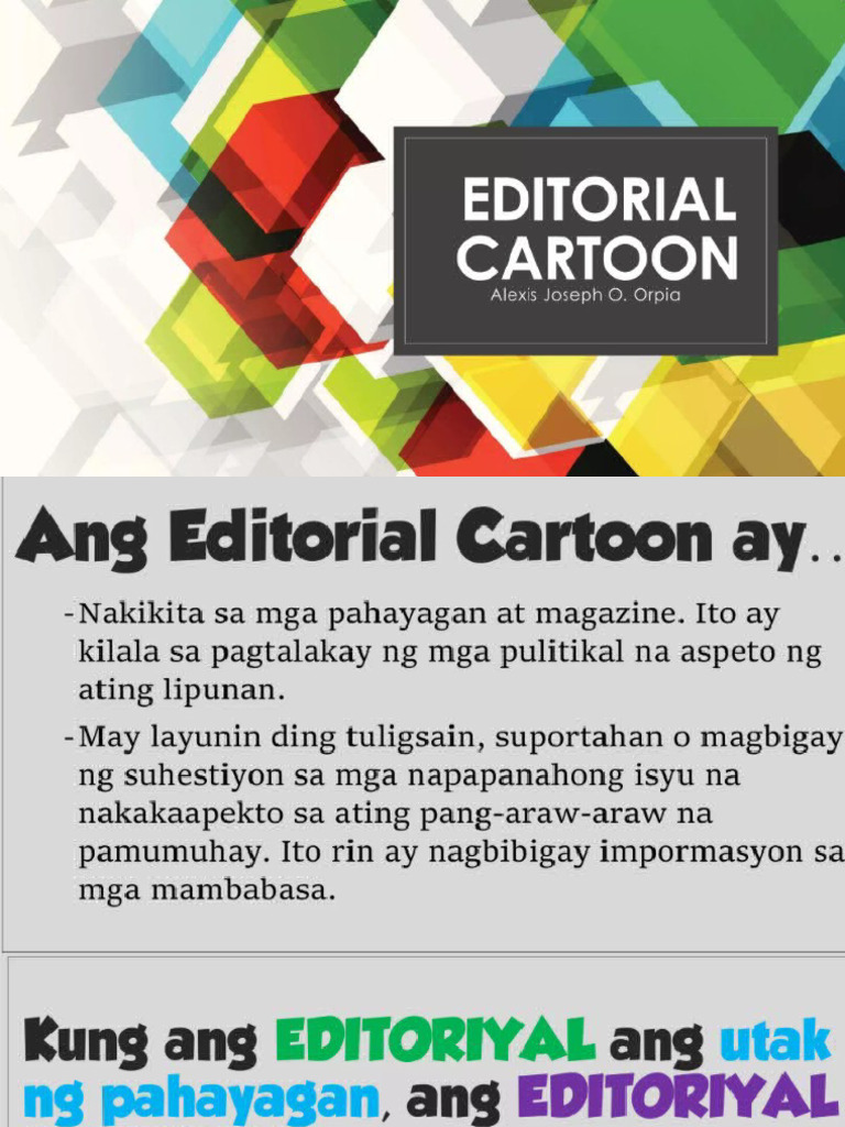 Editoryal Cartoon | PDF