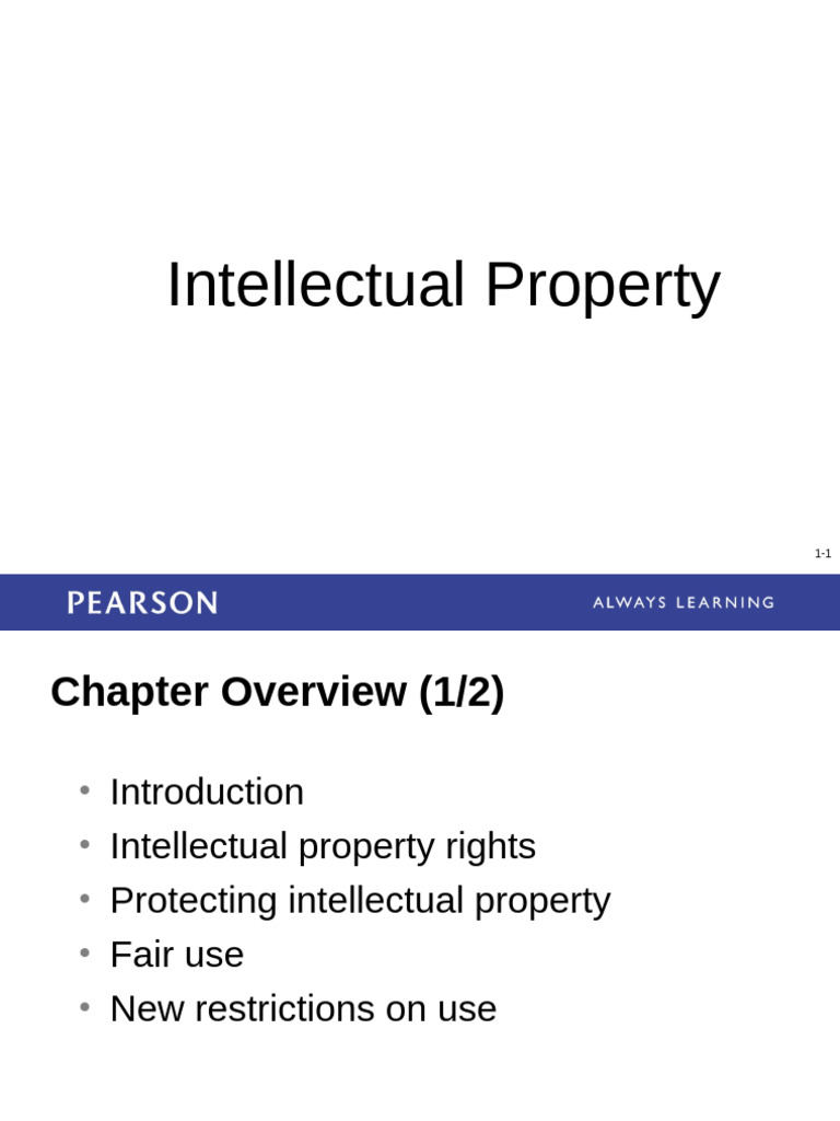 Understanding Intellectual Property Rights | PDF | Patent ...